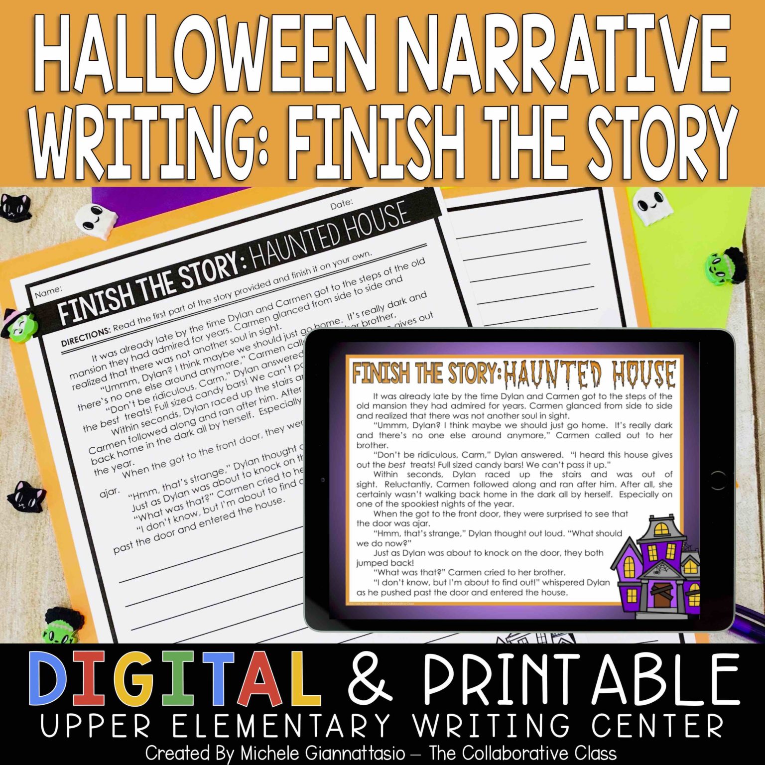 Narrative Writing Finish the Story Activities | Holiday Growing Bundle ...