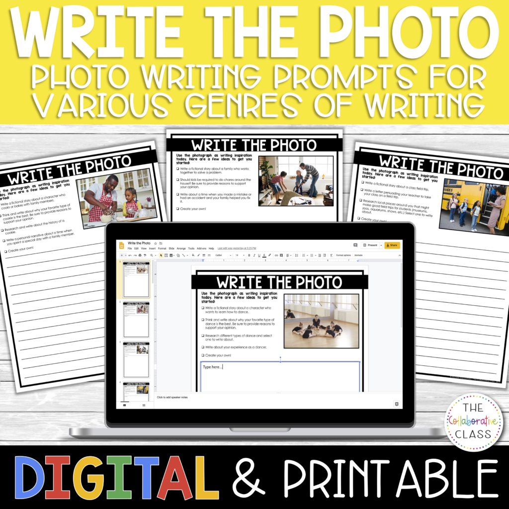 Photo Writing Prompts - Write the Photo | Distance Learning - The ...