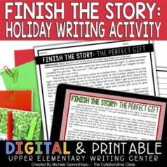 Narrative Writing Finish the Story Activities | Holiday Growing Bundle ...